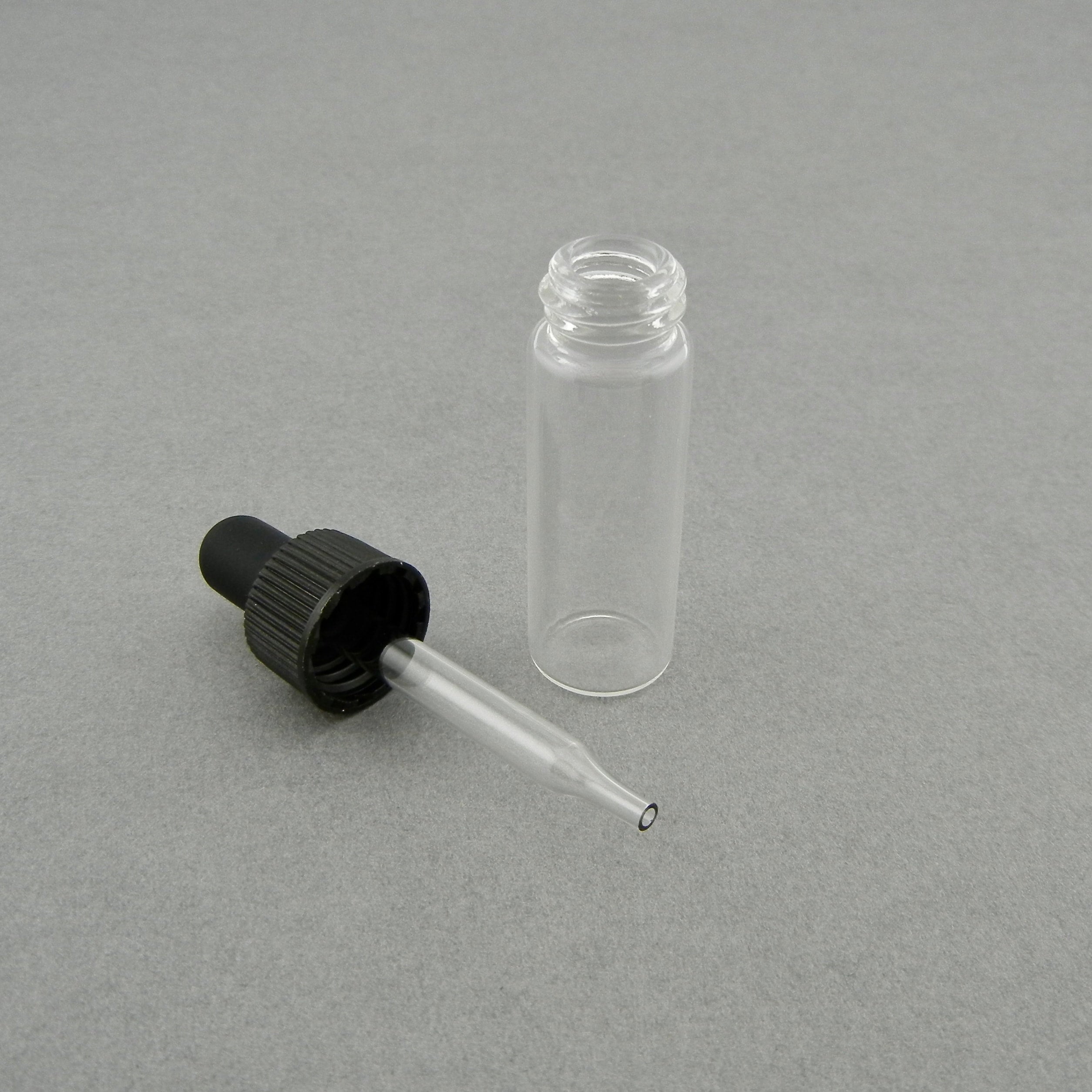 Glass Bottle with Straight Dropper Tip | Allergy Den